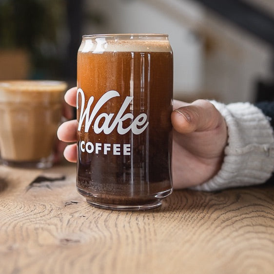 Wake Can Glass (16oz) – Wake Coffee Roasters